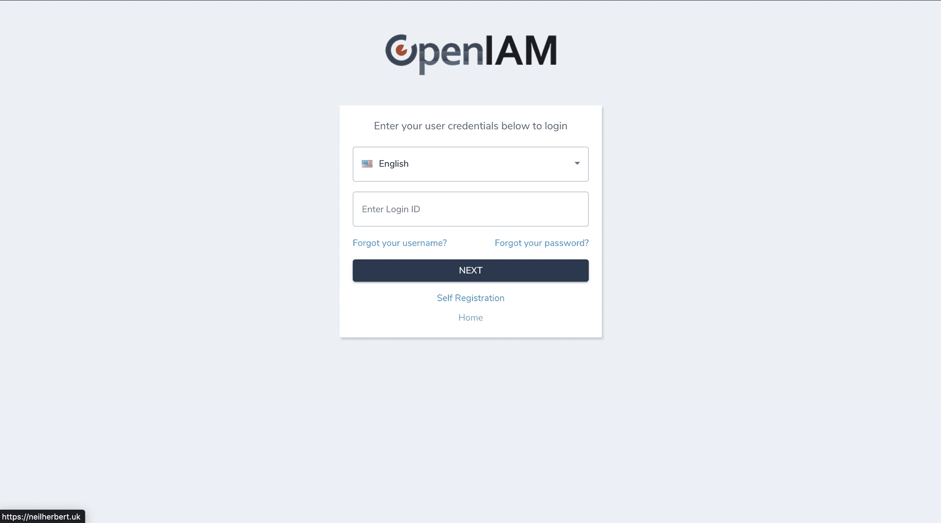 Adding links to the OpenIAM Login Screen - neilherbertuk